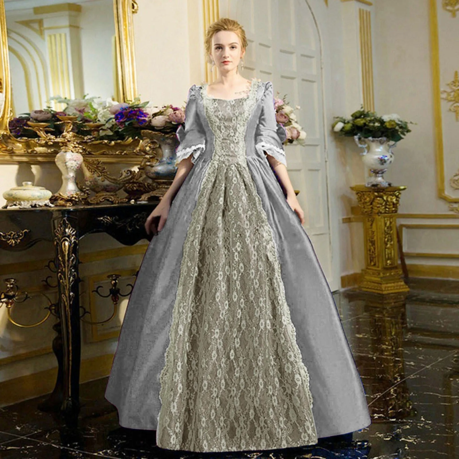 Vintage-style Long Gothic Dress | Free Shipping!